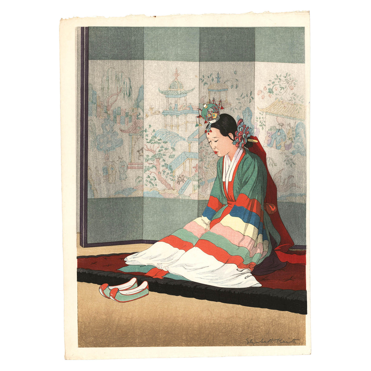 Elizabeth Keith, "Korean Bride" – Tokaido Arts