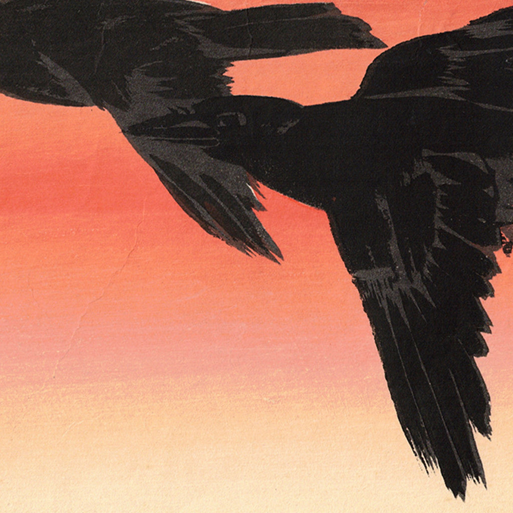 Shibata Zeshin, "Crows in Flight" – Tokaido Arts