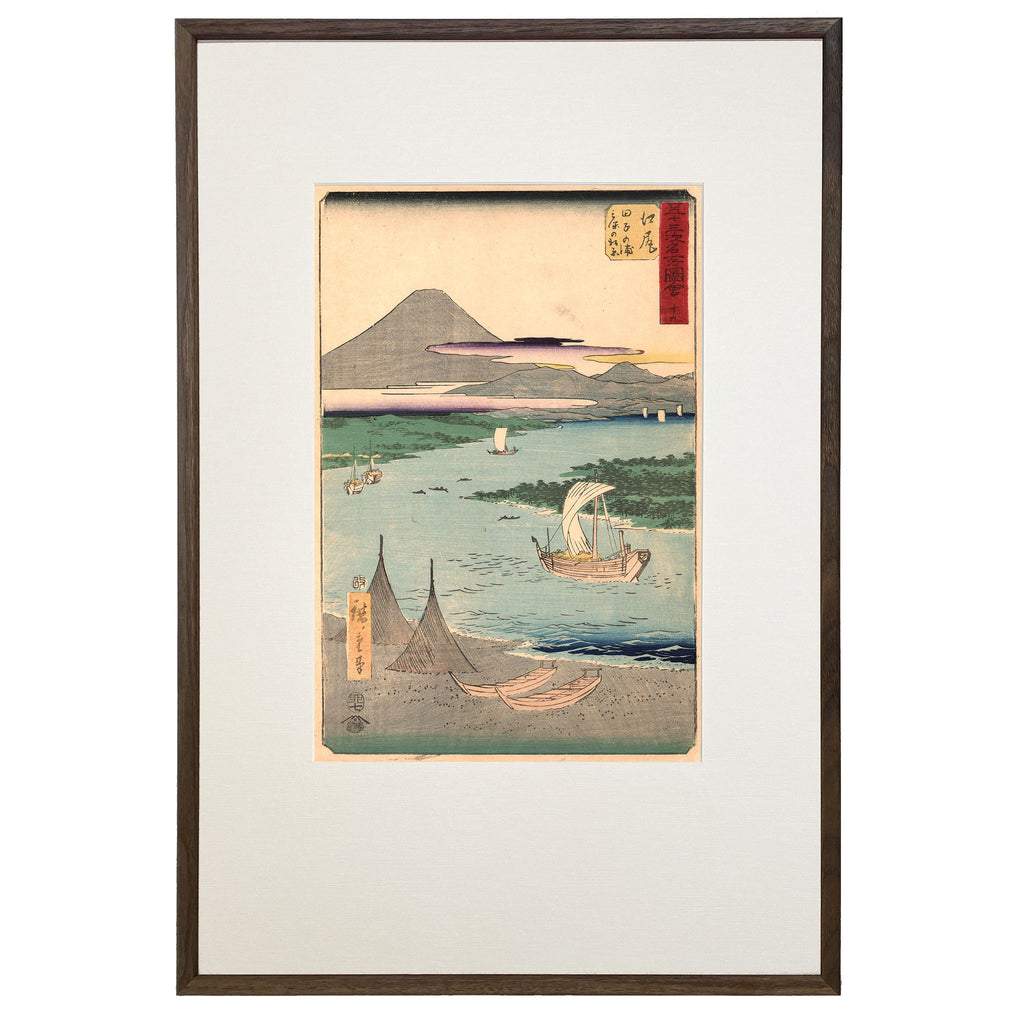 Utagawa (Ando) Hiroshige, "Station 18: Ejiri" – Tokaido Arts